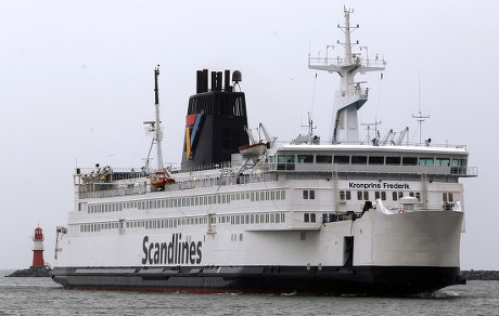 Scandlines Ferry Kronprins Frederik Approaches Port Editorial Stock ...