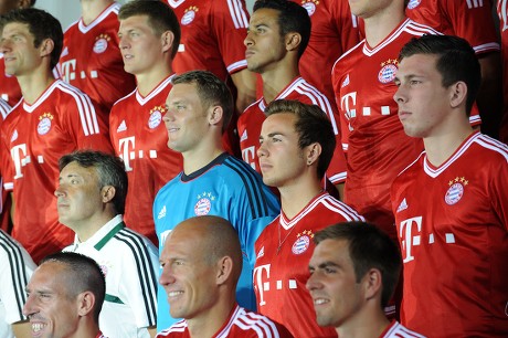 Players Fc Bayern Munichs Team Pictured Editorial Stock Photo - Stock ...