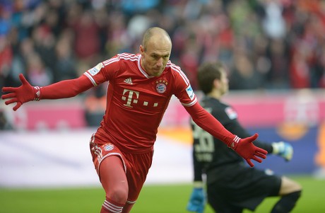 Munichs Arjen Robben Celebrates His 10 Editorial Stock Photo - Stock ...