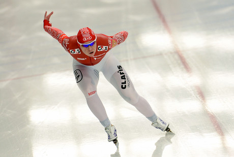 Russian Speed Skater Olga Fatkulina Competes Editorial Stock Photo ...