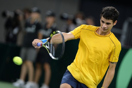Brazilian Tennis Player Rogerio Dutra Silva Editorial Stock Photo ...