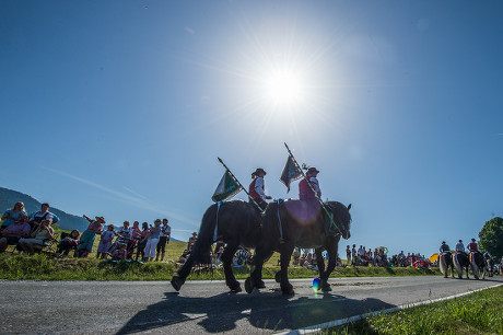 Group Riders Their Horses Participate Koetzting Editorial Stock Photo ...