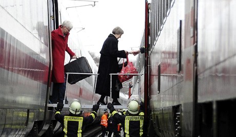 Passengers Ice Train Deutsche Bahn German Editorial Stock Photo - Stock ...