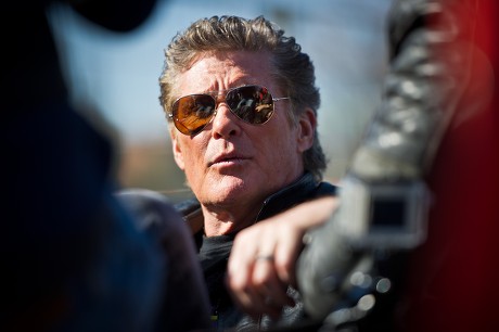 Us Actor Singer David Hasselhoff Sits Editorial Stock Photo - Stock ...