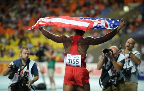 David Oliver Us Celebrates After Winning Editorial Stock Photo - Stock ...