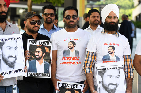 Supporters Murdered Bus Driver Manmeet Alisher Editorial Stock Photo ...