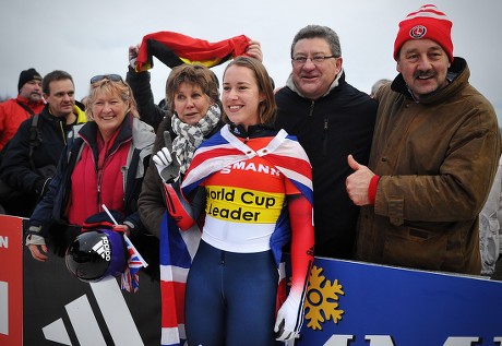 Britains Elizabeth Yarnold Celebrates Her Family Editorial Stock Photo ...