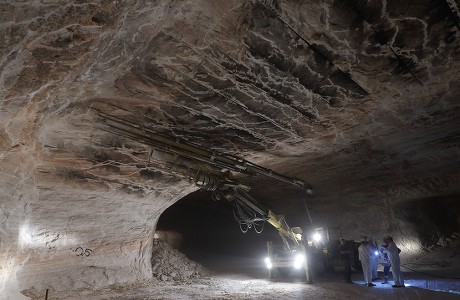 Workers Operate Large Machine Extract Potash Editorial Stock Photo ...