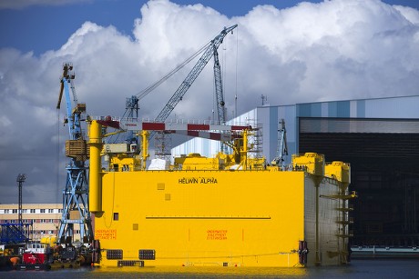 Offshore Platform Helwin Alpha Lies Front Editorial Stock Photo - Stock ...