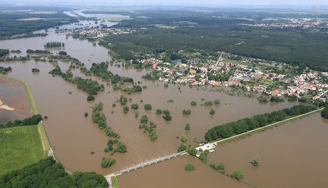 Aerial View Bursting Dike Klein Rosenburg Editorial Stock Photo - Stock ...
