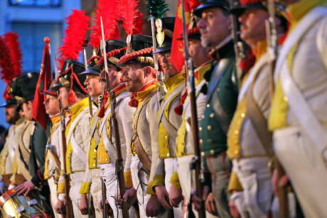 People Dressed Guard Honor Saxonian Grenadiers Editorial Stock Photo ...