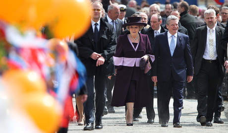 Queen Beatrix Netherlands 2l German President Editorial Stock Photo ...