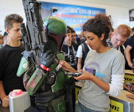 Gamer Wears Costume He Enters Gamescom Editorial Stock Photo - Stock ...