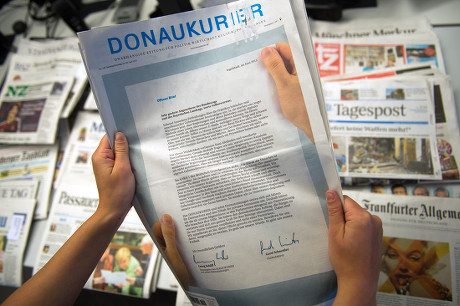 View Front Page German Daily Newspaper Editorial Stock Photo - Stock ...