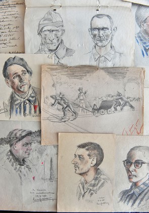 Drawings By Former Concentration Camp Inmates Editorial Stock Photo ...