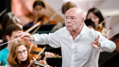 German Conductor Christoph Eschenbach Rehearses Midsummer Editorial ...