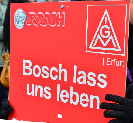 Bosch Solar Employees Protest Keep Their Editorial Stock Photo - Stock ...