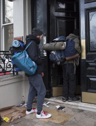 Squatters Have Moved Property Grosvenor Gardens Editorial Stock Photo ...