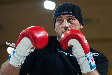 Italiangerman Heavyweight Boxer Francesco Pianeta Performs Editorial ...