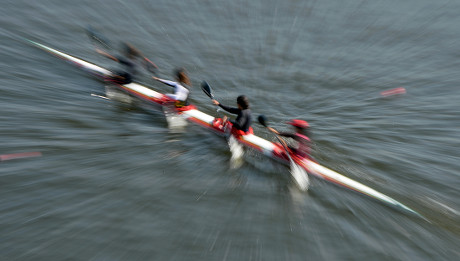 Kayak Portuguese Womens Team Seen During Editorial Stock Photo - Stock ...