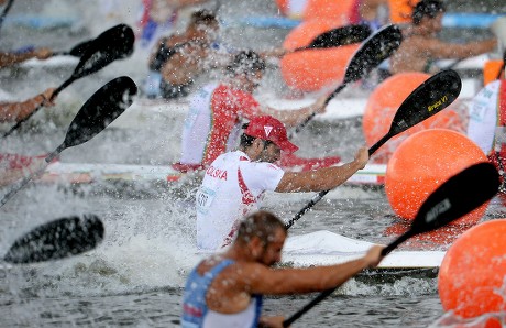 Fourperson Kayaks German Mens Team During Editorial Stock Photo - Stock ...
