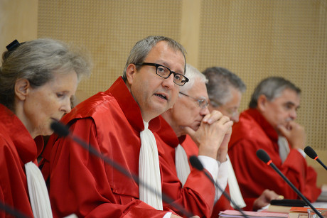 Second Senate Federal Constitutional Court Germany Editorial Stock ...