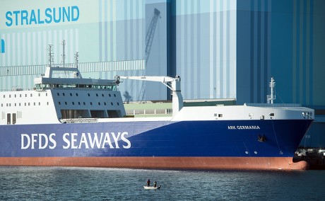 Transport Ship Ark Germania Moored Outfitting Editorial Stock Photo ...