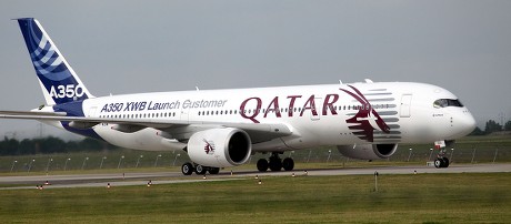 Airbus A350 Stands On Runway After Editorial Stock Photo - Stock Image ...