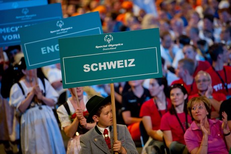 Participants Parade Signs Bearing Names Countries Editorial Stock Photo ...