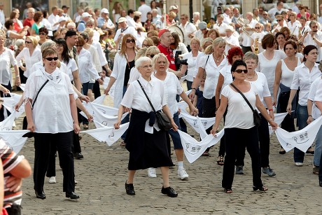 Participants Dancing Procession Echternach Make Their Editorial Stock ...