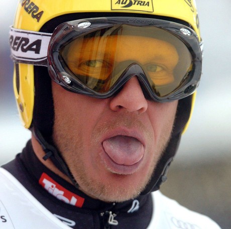 Austrian Skier Hermann Maier Straightens His Editorial Stock Photo ...