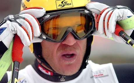 Austrian Skier Hermann Maier Straightens His Editorial Stock Photo ...