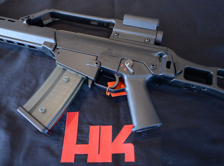 Heckler Koch G36 Assault Rifle Placed Editorial Stock Photo - Stock ...