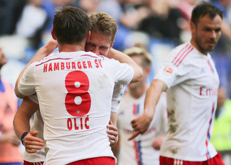 Hamburgs Ivica Olic Front Slobodan Rajkovic Editorial Stock Photo ...