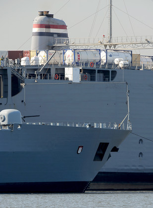 German Navy Frigate F220 Hamburg Front Editorial Stock Photo - Stock ...