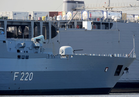 German Navy Frigate F220 Hamburg Front Editorial Stock Photo - Stock ...