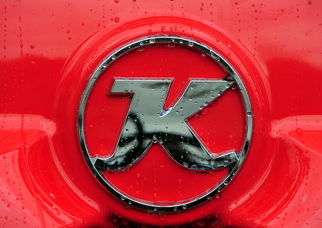 Raindrops On Logo Kaessbohrer Laupheim Germany Editorial Stock Photo ...