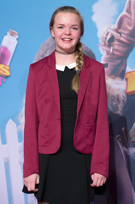 Norwegian Actress Emily Glaister Poses During Editorial Stock Photo ...