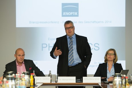Chief Financial Officer Jenoptik Andreas Guenther Editorial Stock Photo ...
