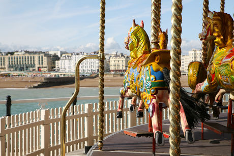 Traditional Rides On Brighton Pier East Editorial Stock Photo - Stock ...