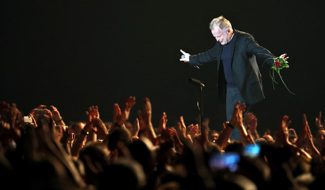 German Musician Herbert Groenemeyer Performs On Editorial Stock Photo ...