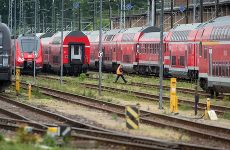 Local Trains German Railway Operator Deutsche Editorial Stock Photo ...
