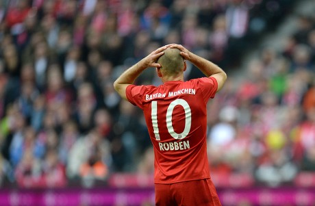 Arjen Robben Munich Angry After Missed Editorial Stock Photo - Stock ...