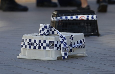 General View Police Boxes Cordons Placed Editorial Stock Photo - Stock ...