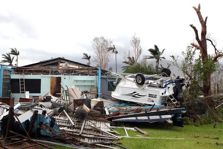 Damage Property Seen Tully Northern Queensland Editorial Stock Photo ...