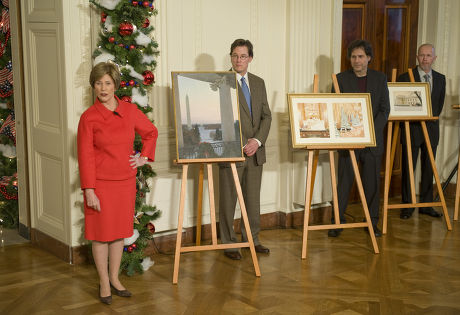First Lady Laura Bush Artists Their Editorial Stock Photo - Stock Image ...