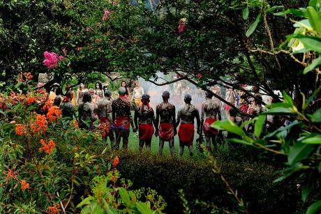 Wogganmagule Morning Ceremony Performed On Australia Editorial Stock ...