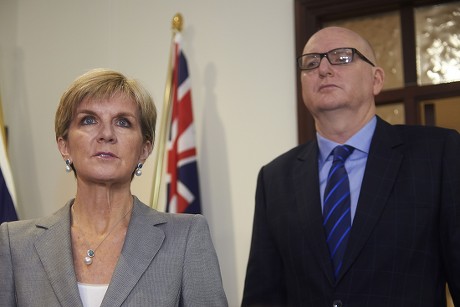 Australian Foreign Minister Julie Bishop L Editorial Stock Photo ...