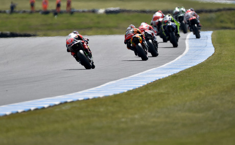 Moto3 Riders Action During Their Free Editorial Stock Photo - Stock ...