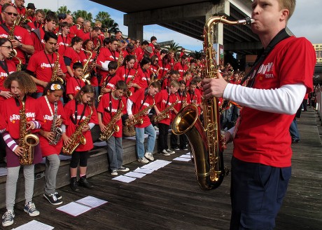 Saxophone Players Create New World Record Editorial Stock Photo - Stock ...